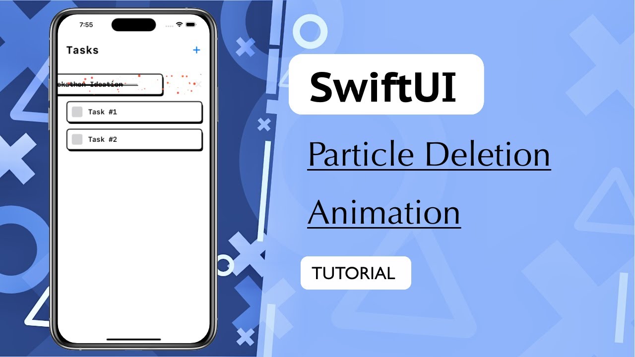 Swiftui Particle Deletion Animation Youtube