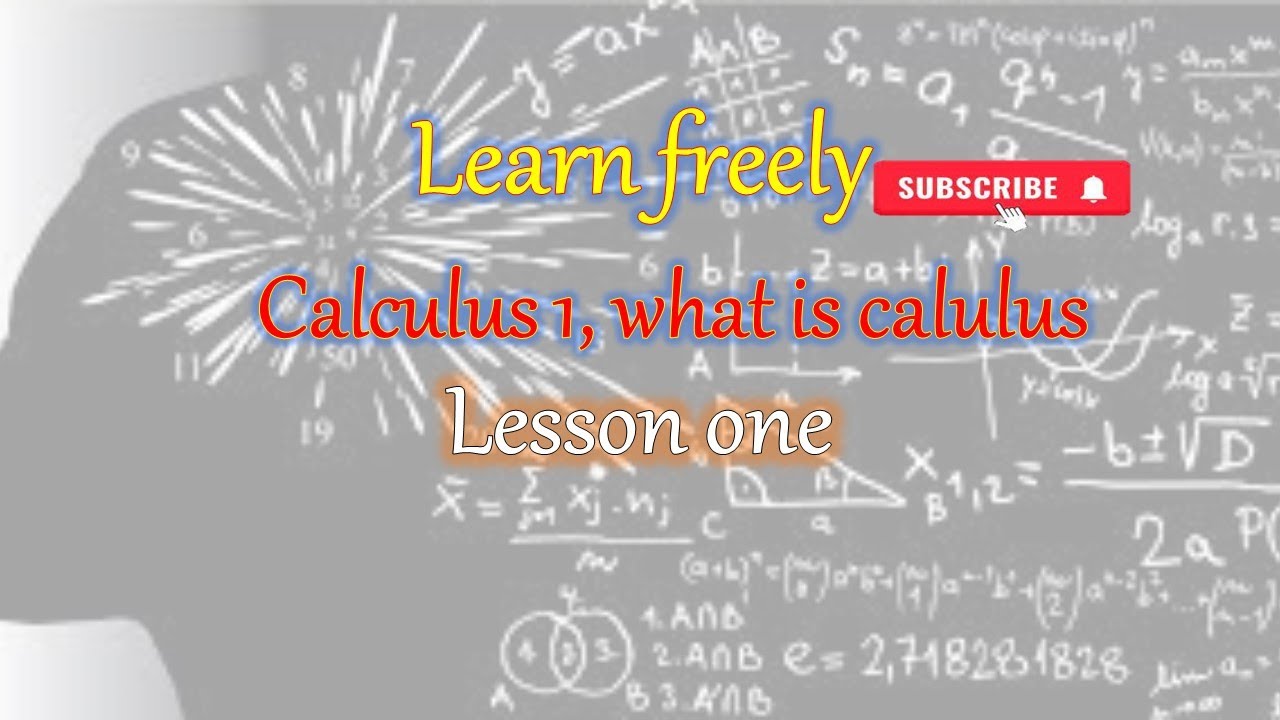 Calculus 1, video1- What is Calculus| engineering lessons ریاضی انجنیری ...