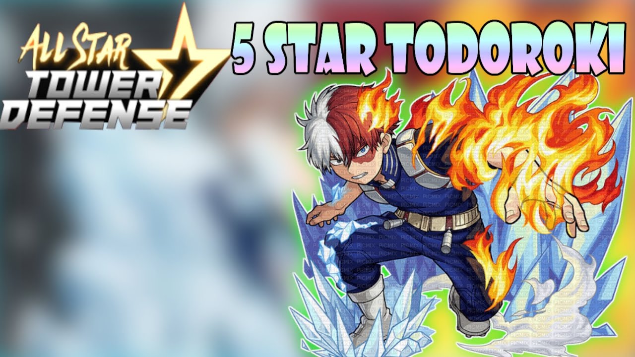 [ASTD] All Star Tower Defense 5 star Todoroki [showcase] - YouTube