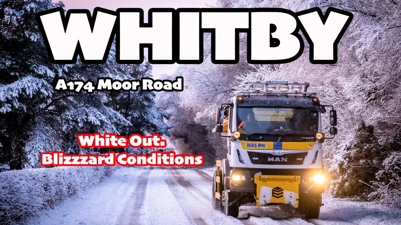 A171 Blizzard Conditions - Whitby Area Snow - Arctic Blast Days 3 & 4 ...
