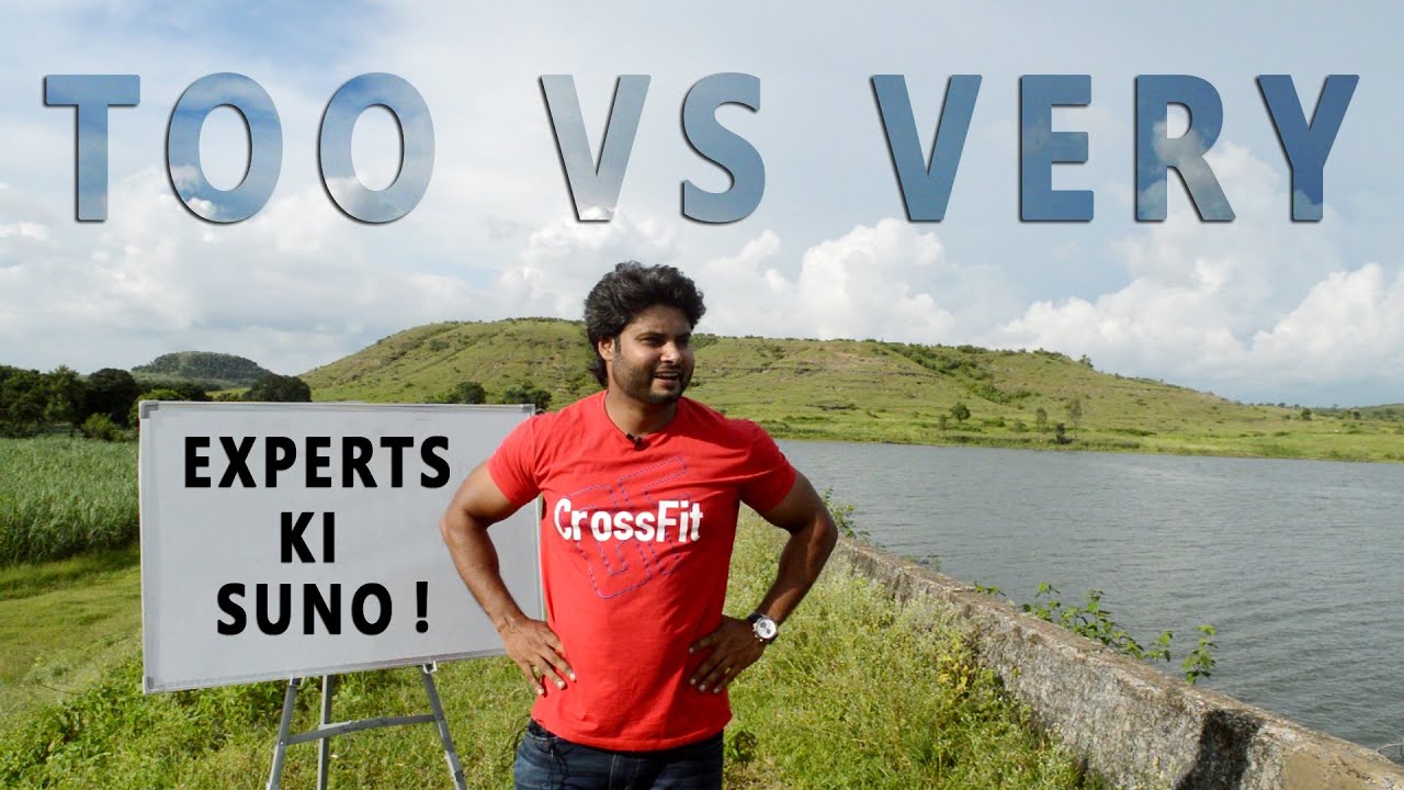 VERY vs. TOO - English Grammar Lesson #very #too #Learn English with ...