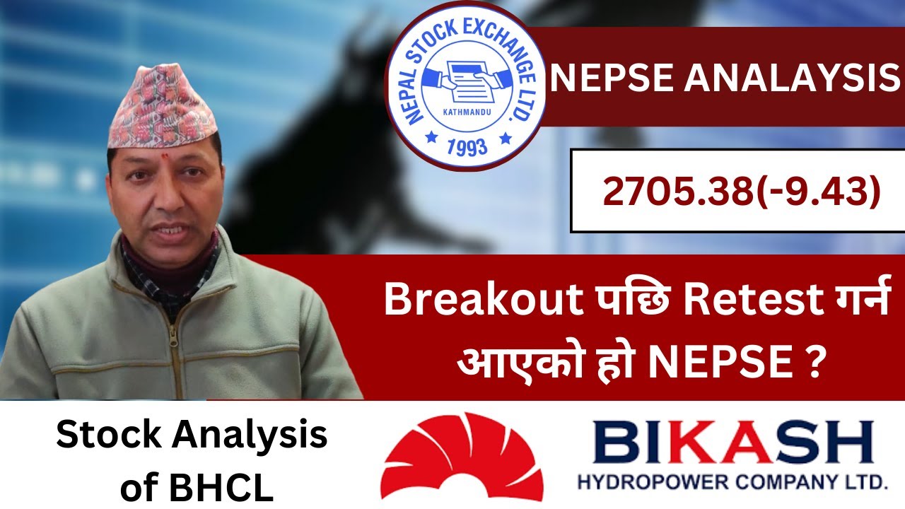 NEPSE Technical Analysis/NEPSE Daily Update/NEPSE Chart Analysis/BHCL ...