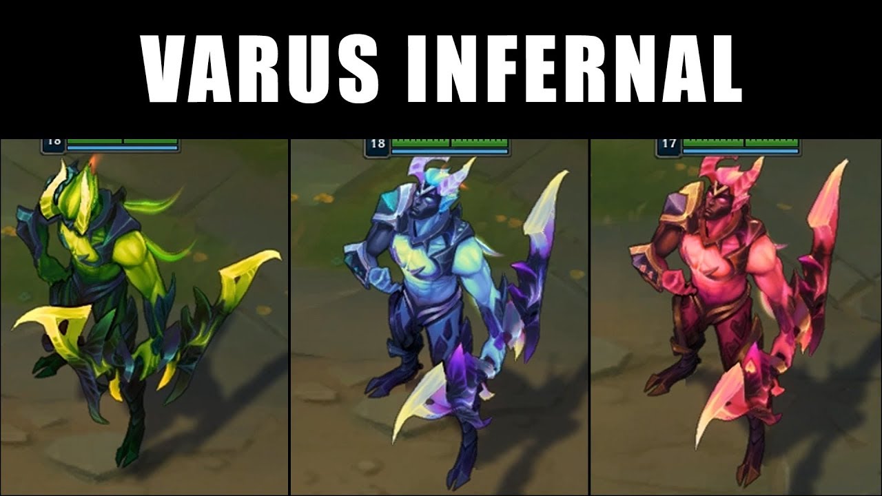 Varus Infernal - Croma Skin - YouTube