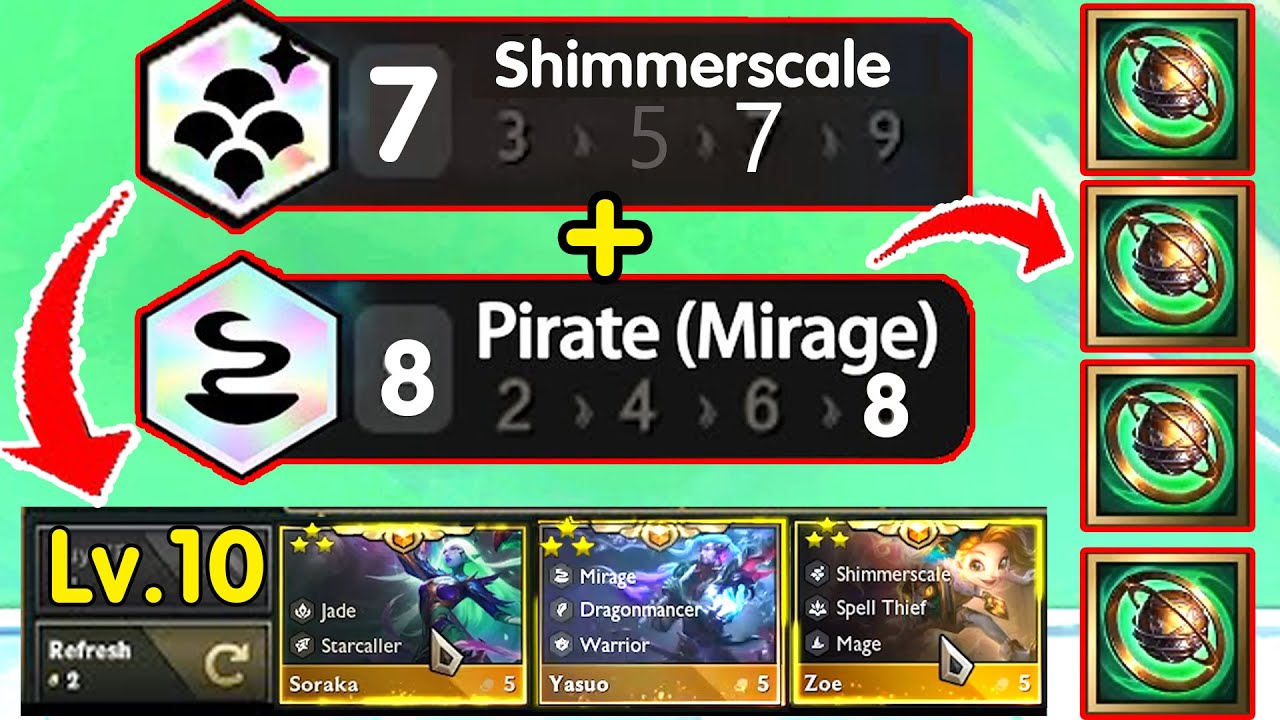 All Player's Dream Team!!! New Mirage Pirate + Shimmerscale = so many ...