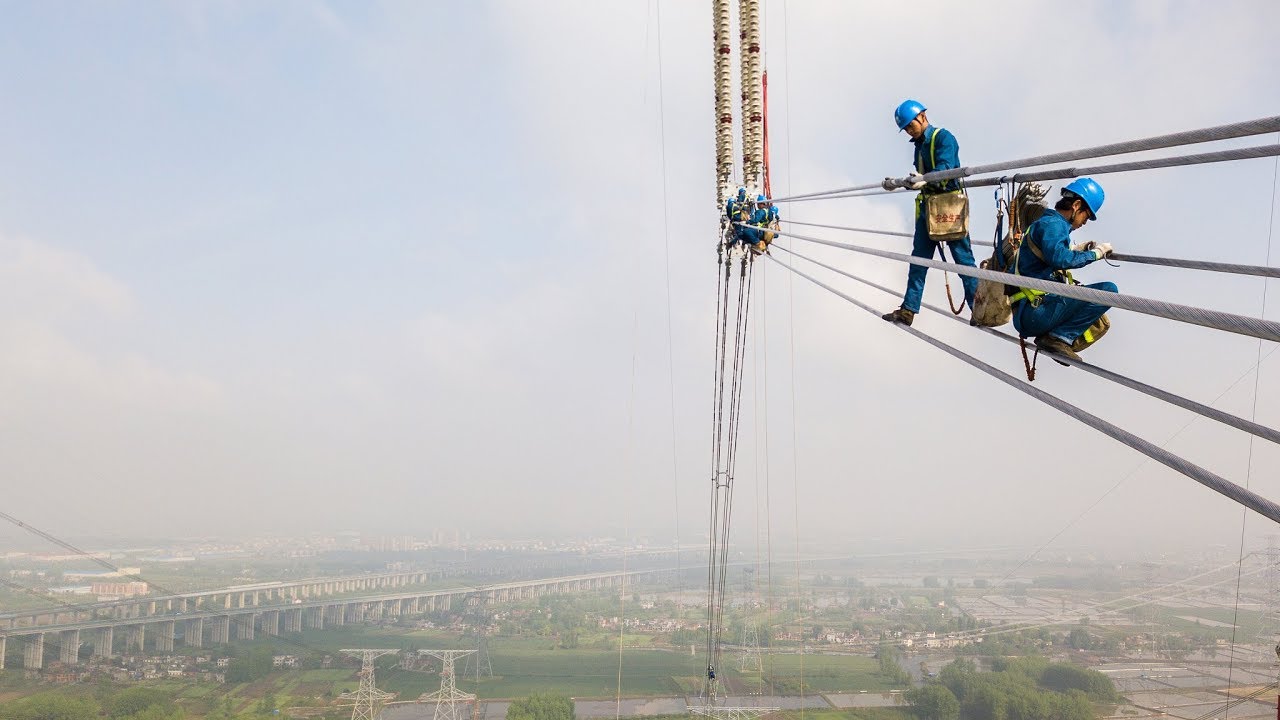 World’s highest voltage transmission project completed in China - YouTube