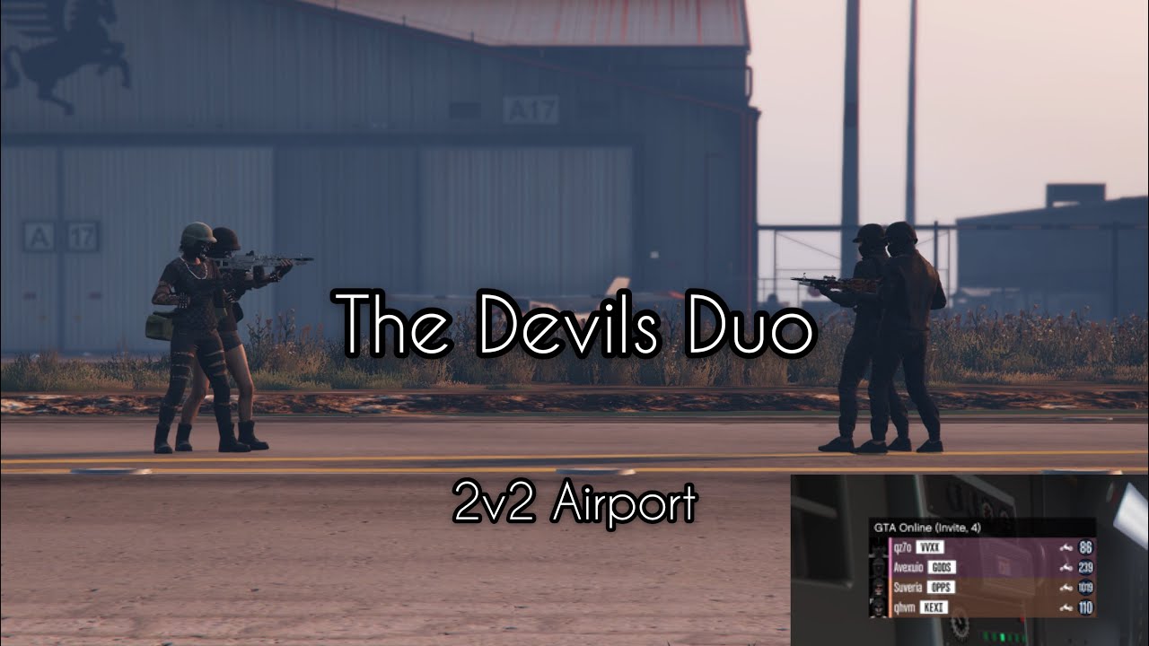 The Devils Duo 🔮 (GTA 2v2 Airport) - YouTube