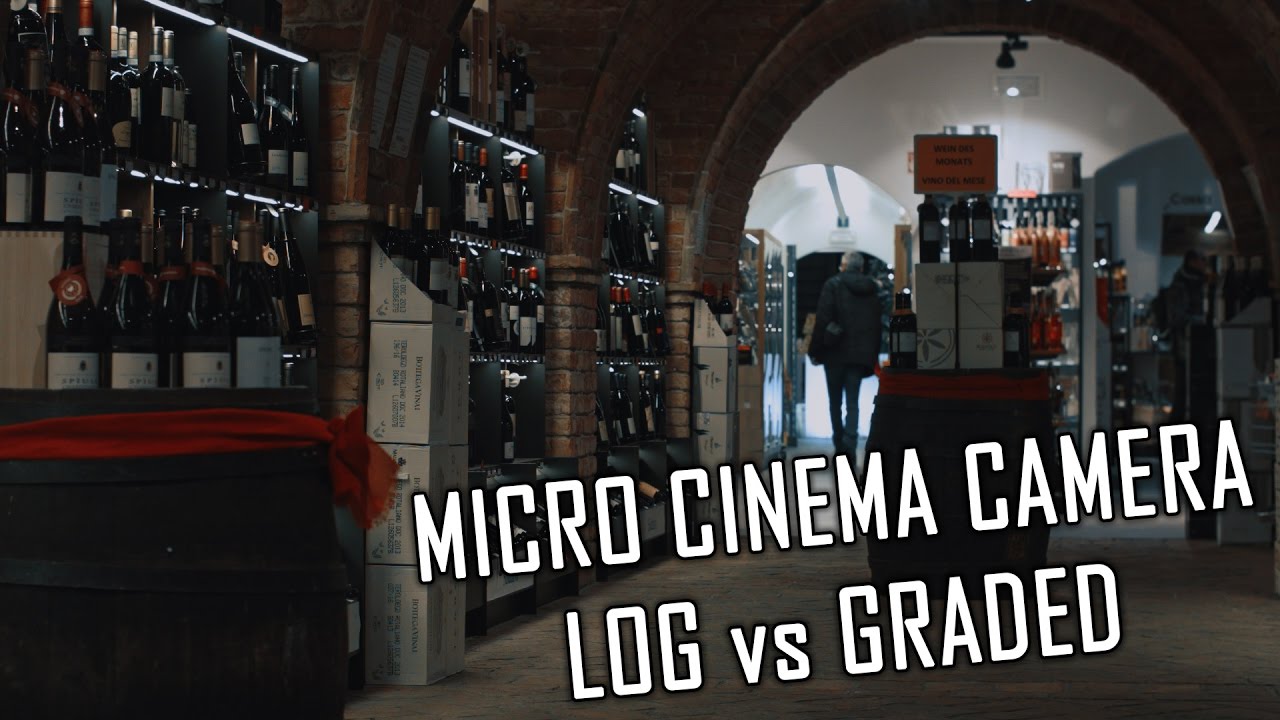 Blackmagic Micro Cinema Camera LOG vs GRADED | Studio96 - YouTube
