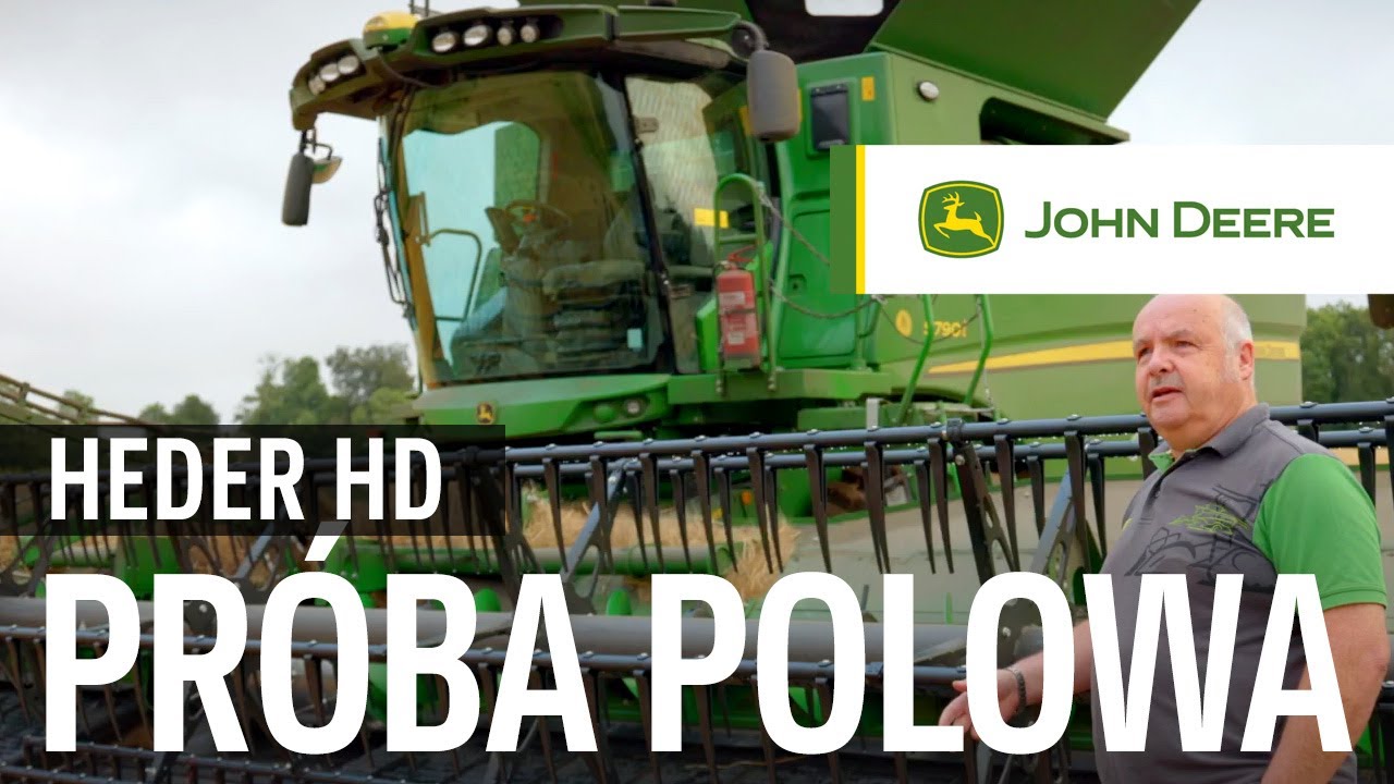 Heder przenośnikowy — aktywne podawanie - YouTube