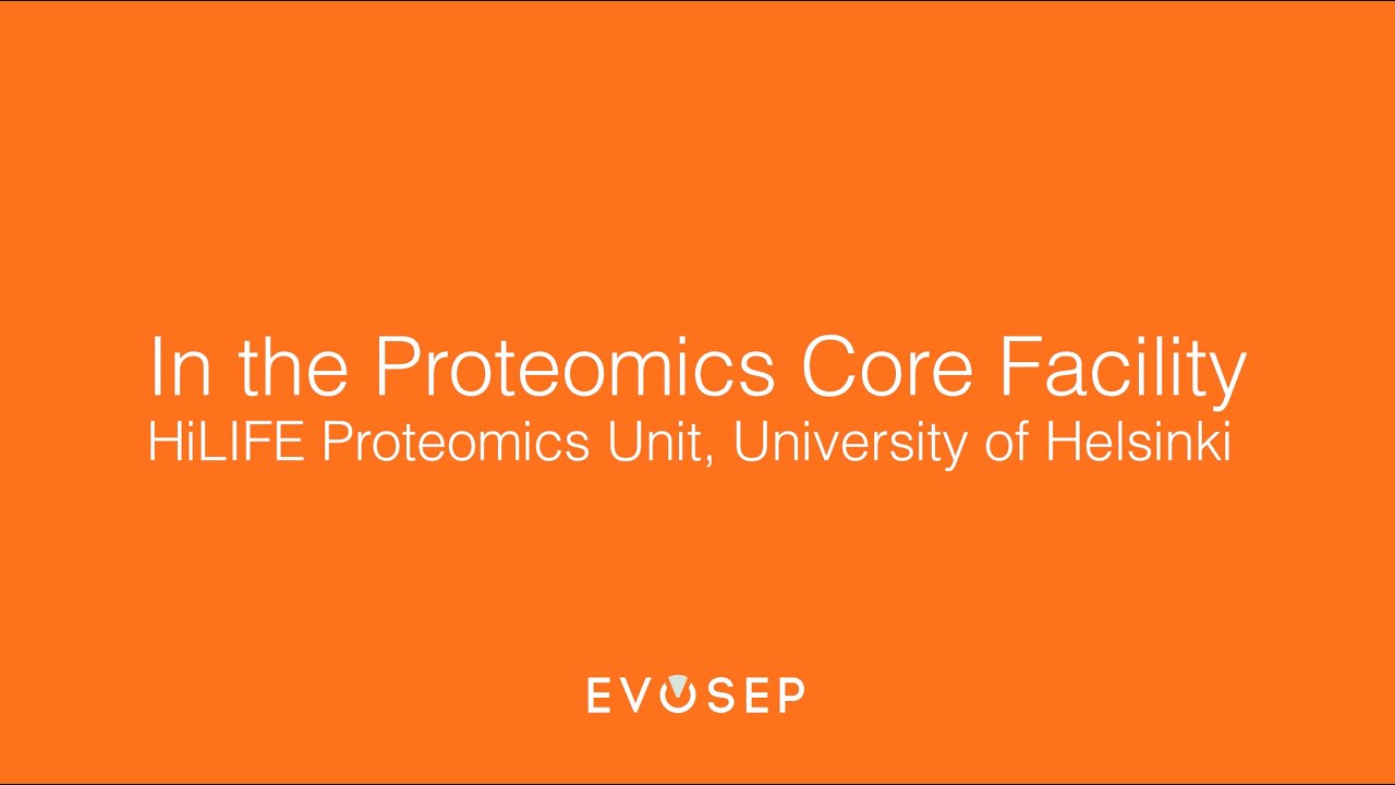 In The Proteomics Core Facility - Evosep - HiLife Proteomics Unit, Helsinki - YouTube