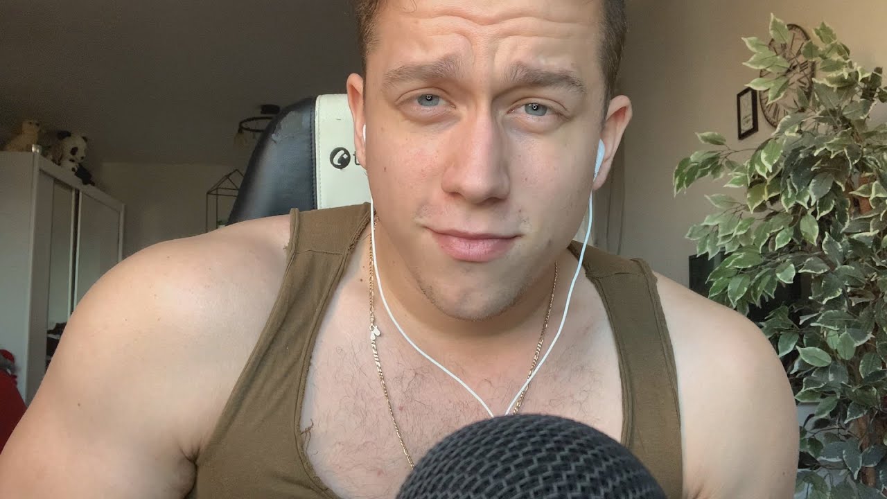 Inaudible Whispers // Random Words // ASMR Male Muscle Guy - YouTube