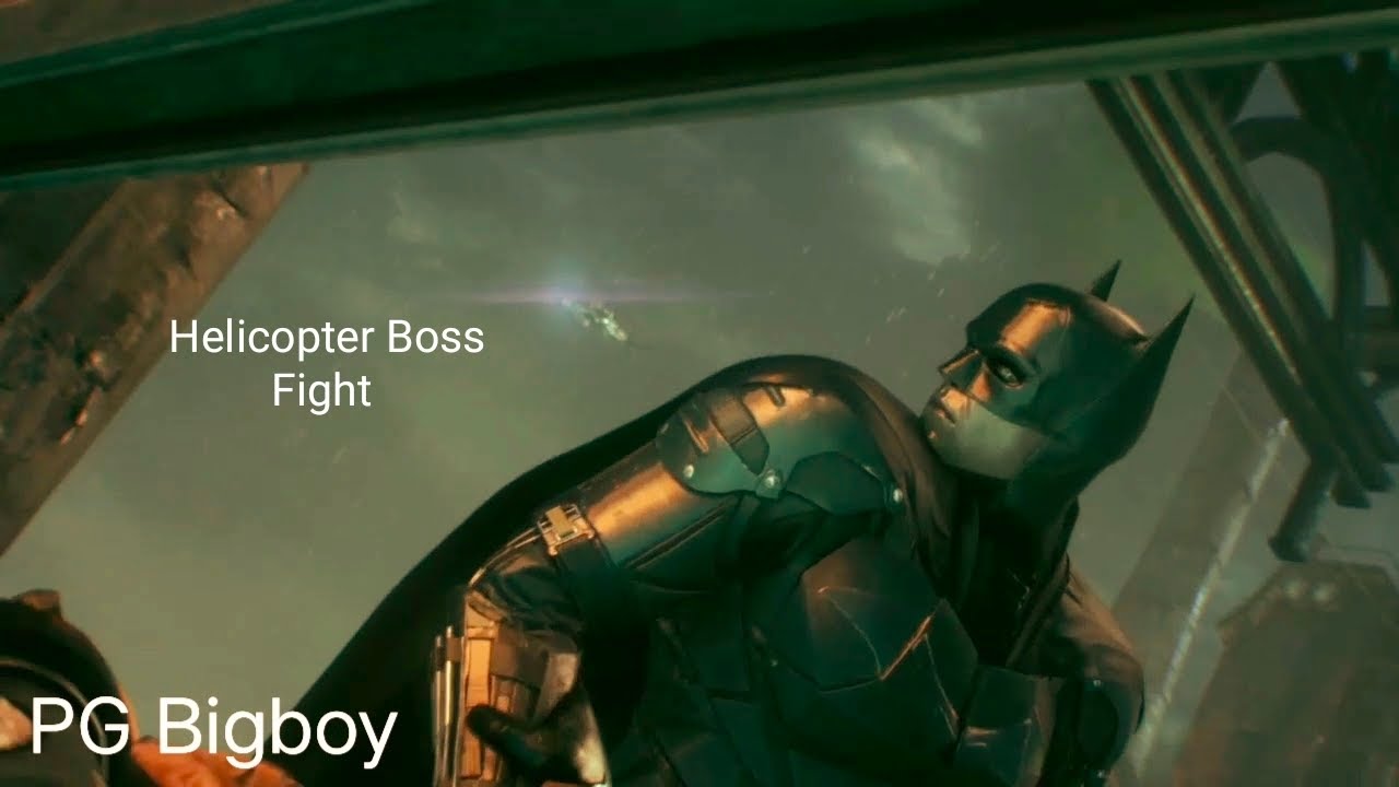 Helicopter Boss Fight Batman Arkham Knight - YouTube