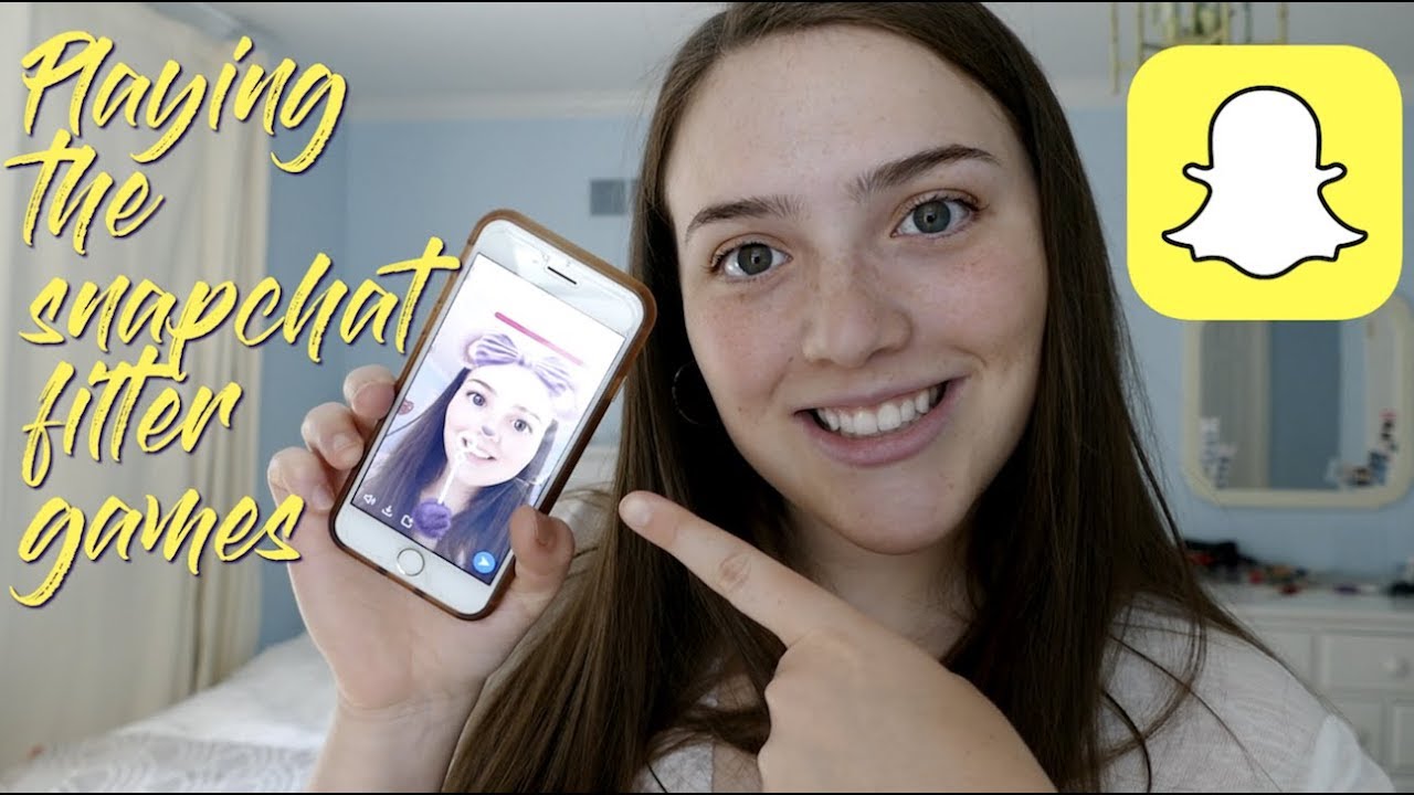 Playing the Snapchat Filter Games! (my reactions + thoughts) - YouTube