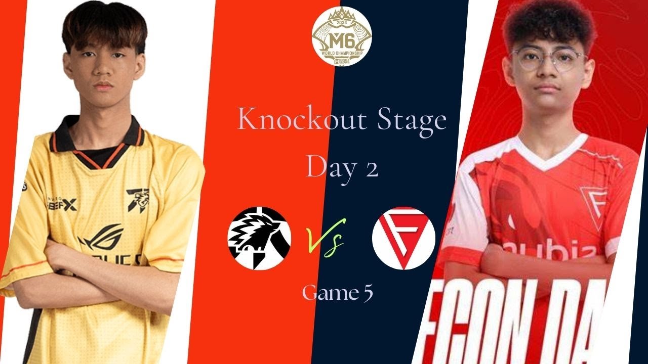 Knockout Stage Day 2 (FNOP VS FCON Esport GAME 5) _ M6 World ...