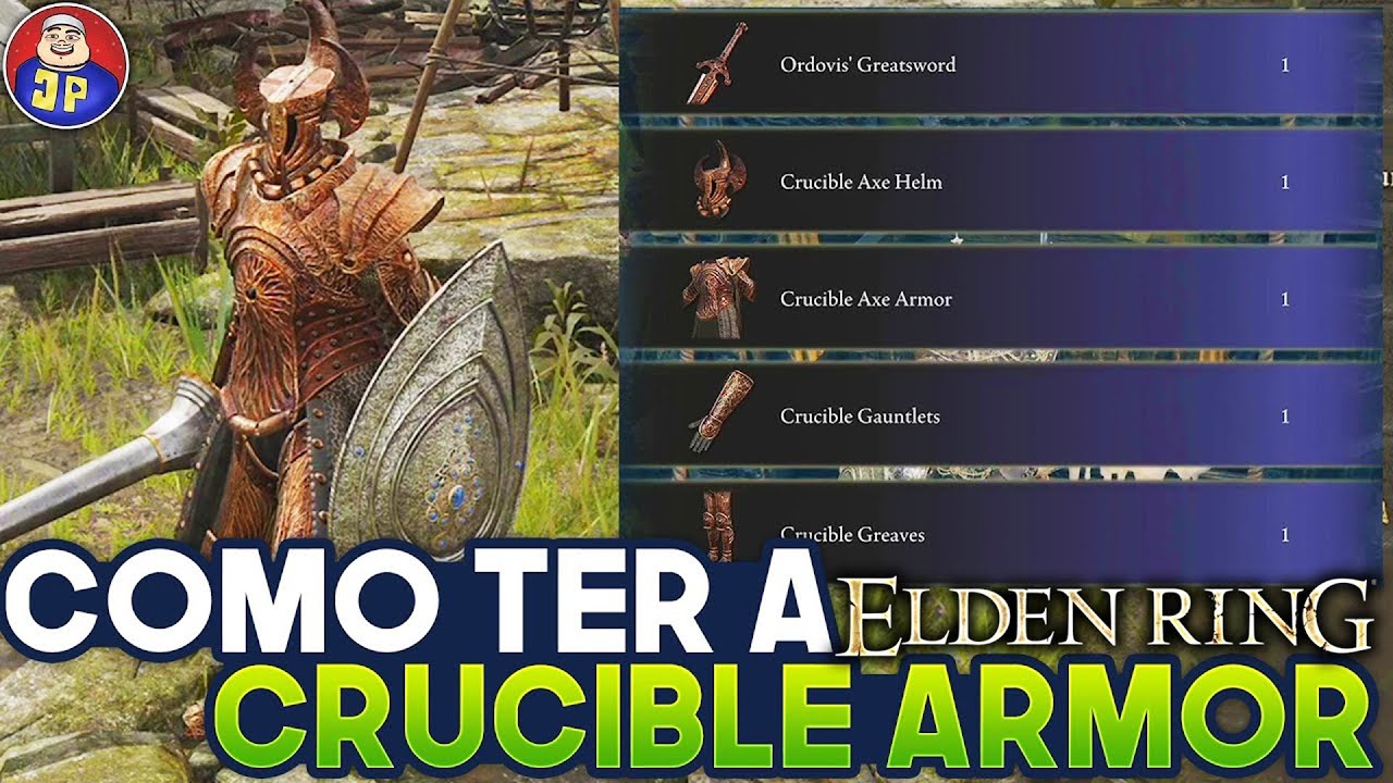 ELDEN RING COMO TER A CRUCIBLE ARMOR E ORDOVI'S GREATSWORD | ELDEN RING ...