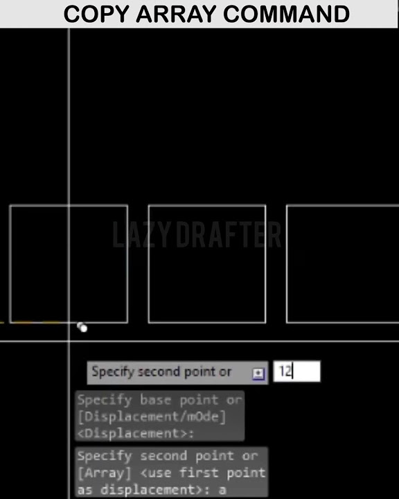 Fungsi Copy Array Command di Autocad - YouTube