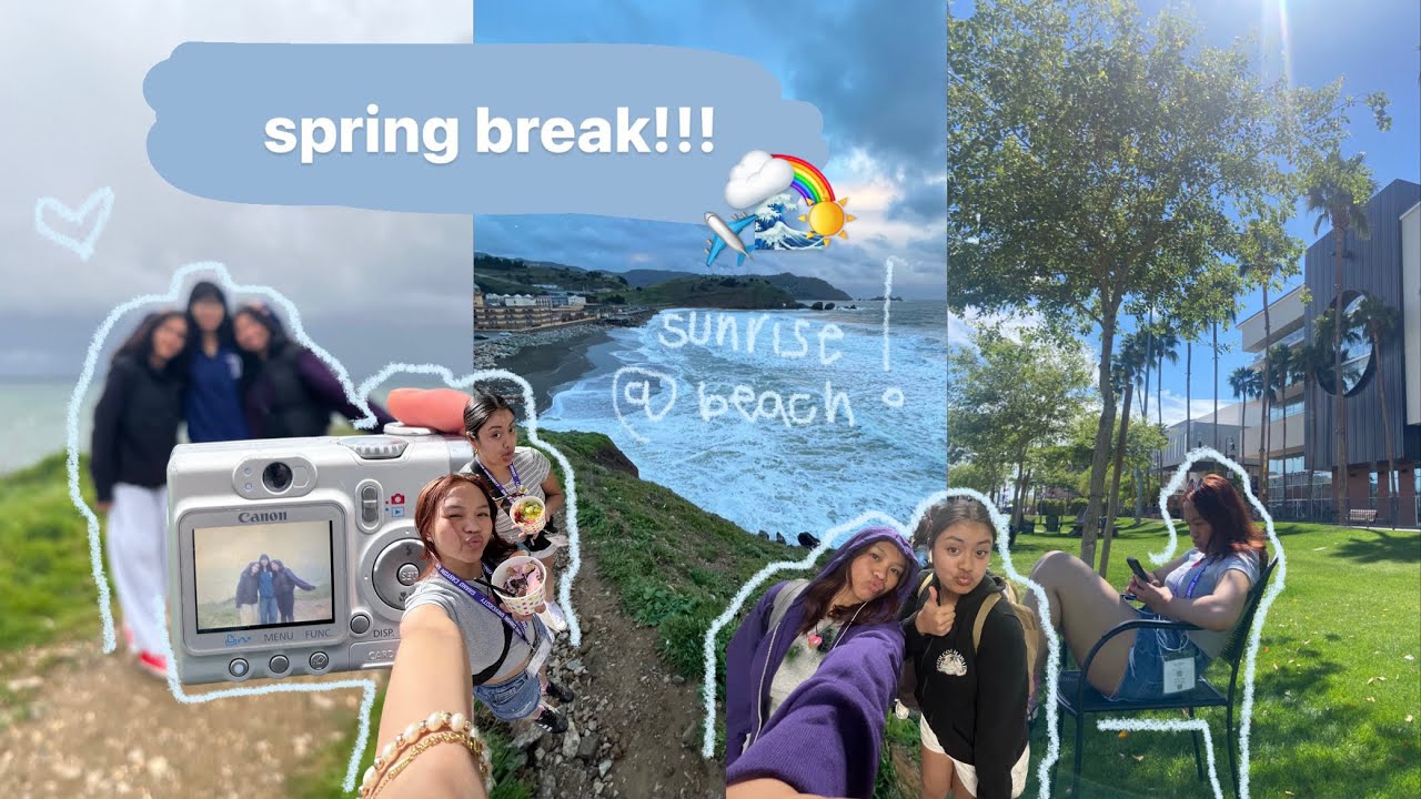 my spring break! | sunrise at the beach, got my ears pierced!!!, field ...