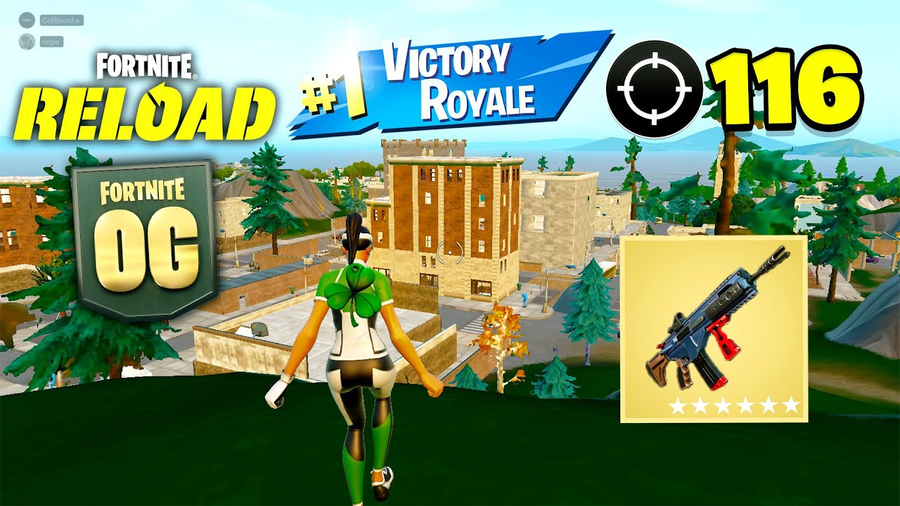 OG Fortnite Reload | High Kill Gameplay | Mythic Scar & Mythic Heavy ...