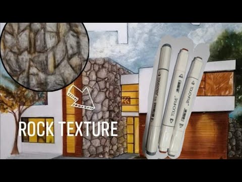 Manual Rendering /ROCK TEXTURE /Architecture - YouTube