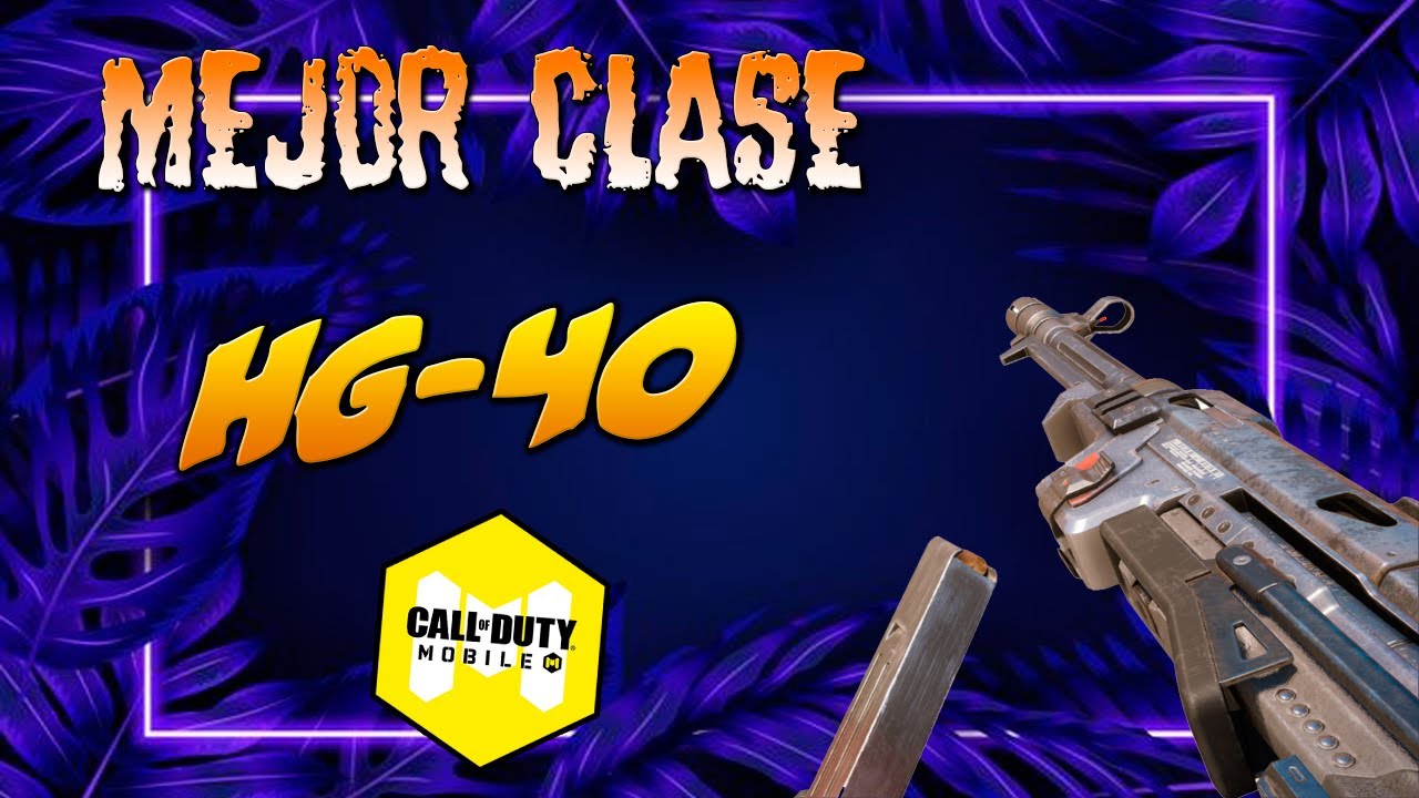 Configuración HG-40 - temporada 10 cod mobile - YouTube