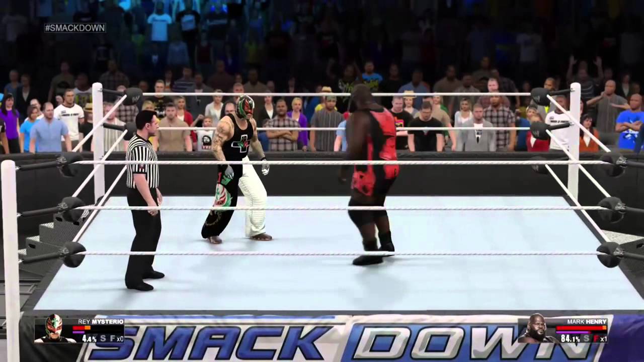 WWE 2K15 Universe Mode - Mark Henry vs Rey Mysterio Submission Match on ...