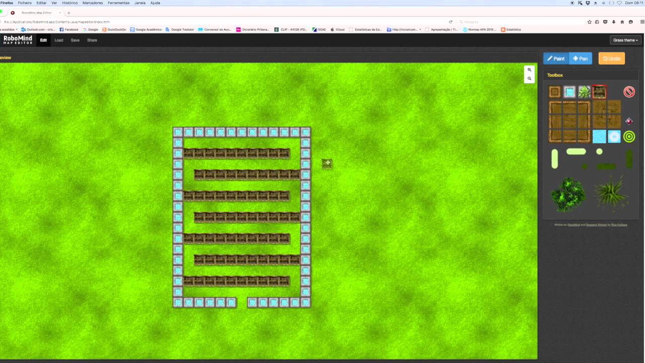 Desenhar e importar mapas no robomind - YouTube