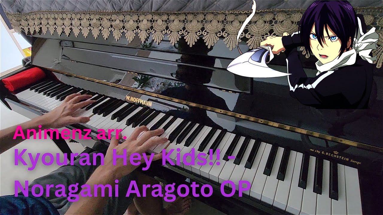 Kyouran Hey Kids!! (Animenz arr.) - Noragami Aragoto OP (Piano) | THE ...