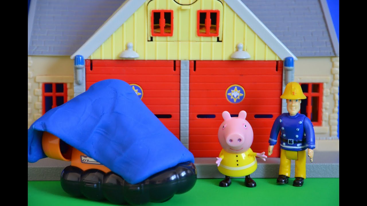 Fireman Sam English episode peppa pig play-doh blanket paw patrol full ...