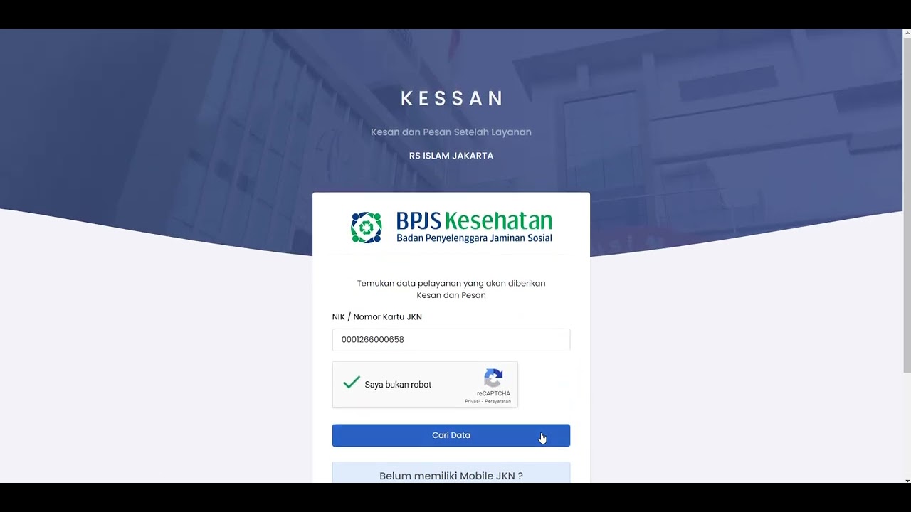 Tata Cara penggunaan Aplikasi KESSAN BPJS Kesehatan - YouTube