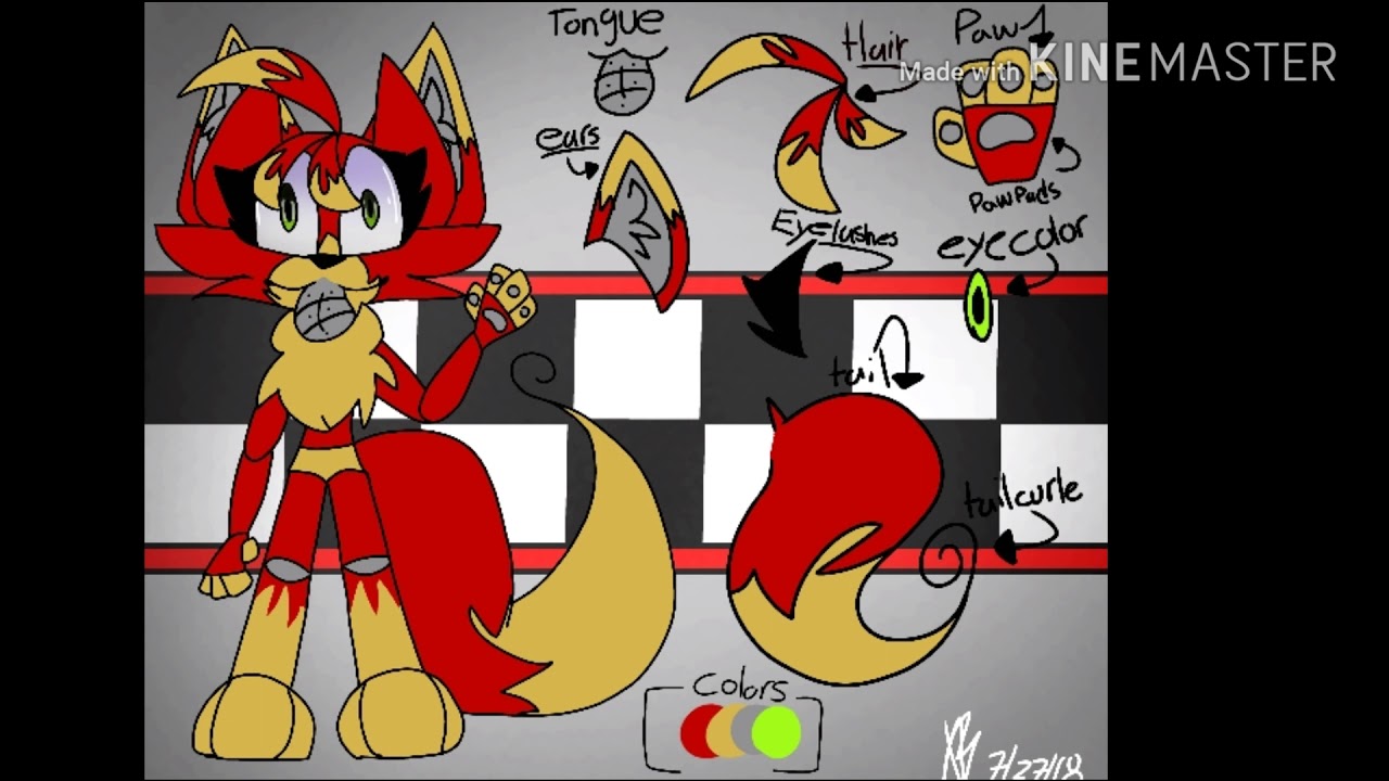 DJ Foxy Fazbear•|reference sheet|• - YouTube