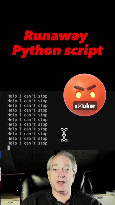 Runaway Python script!!! How to stop it 🐍 #python #shorts - YouTube