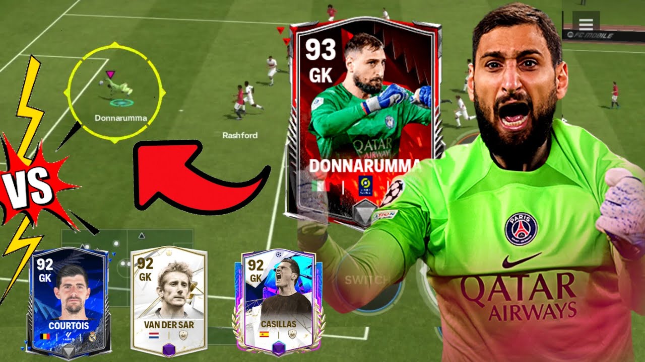 🔥🔥 REVIEW BEST WALL - DONNARUMMA 93 RIVALS | BEST GK FC MOBILE - YouTube
