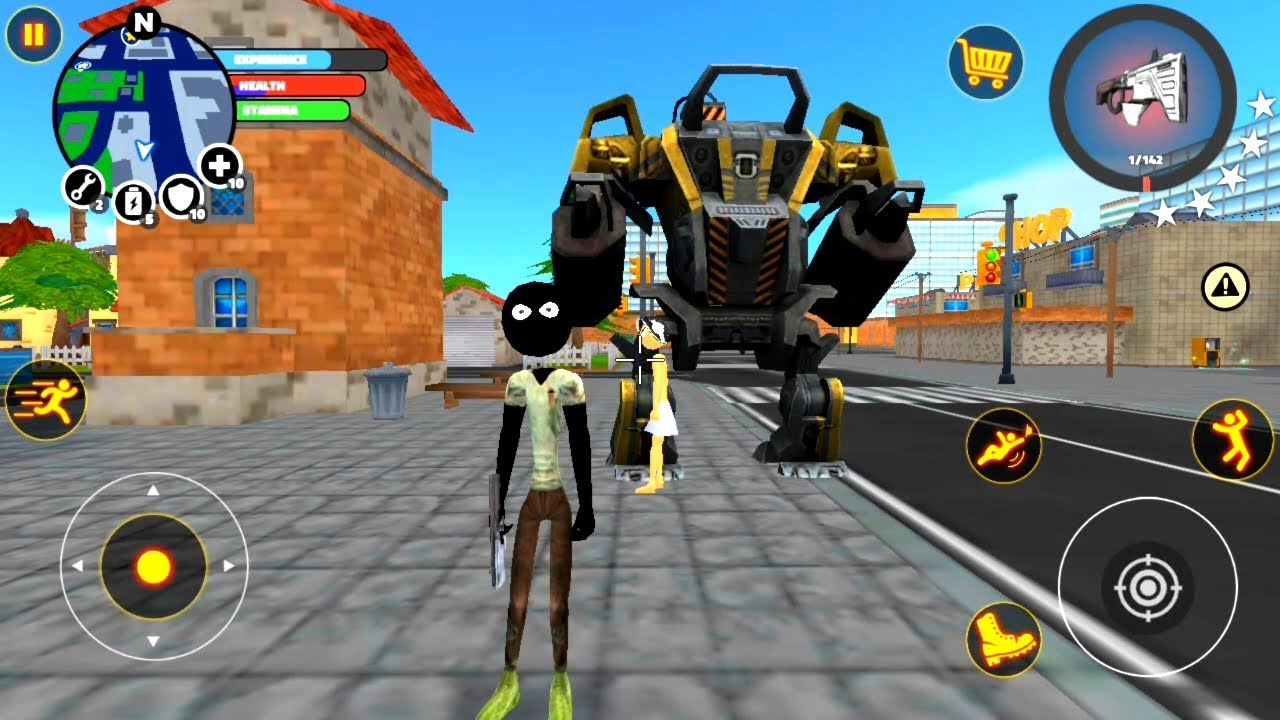Stickman crime ny city police with aircraft | Stickman superhero new ...