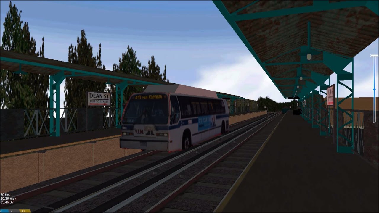 OpenBVE HD Troll: NYC Transit Bus Nova Bus RTS on Franklin Avenue ...