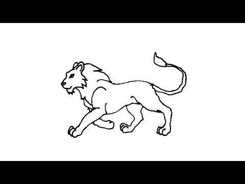 How to Draw Easy Lion From lette with Amazing Drawing #lion You've Been ...