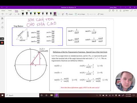6.2 - Trigonometric Functions: Unit Circle Approach and Special Right ...