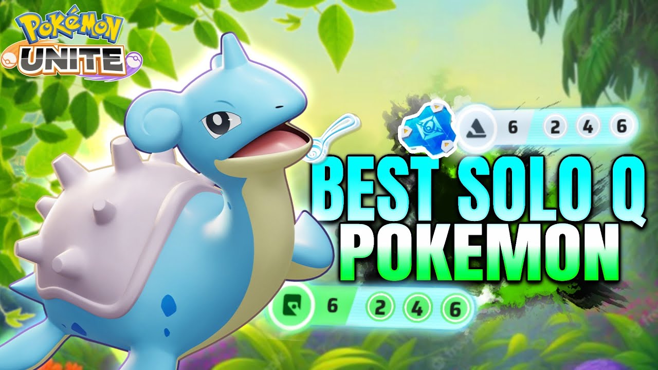 Lapras Best SOLO-Q Pokemon in pokemon unite - YouTube