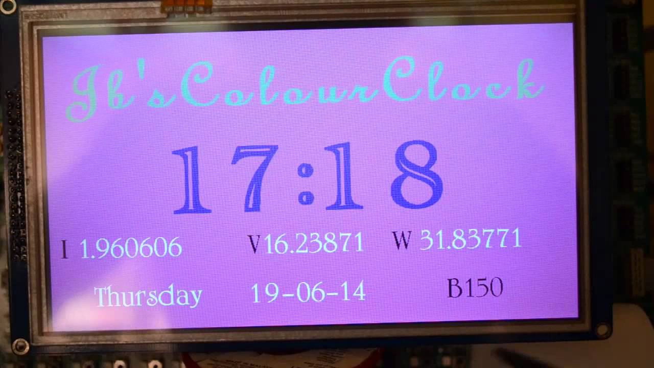 7" Inch LCD / TFT SSD1963 Controller + code in show more - YouTube