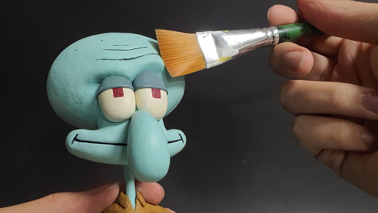 Sculpting Squidward Tentacles | Spongebob Squarepants - YouTube