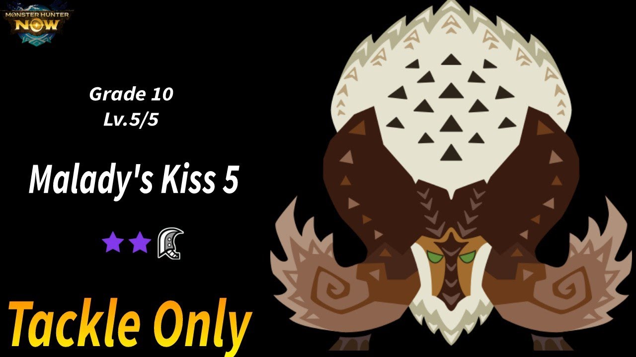 MHNow | Banbaro 7⭐ | GreatSword [ Malady's Kiss 5 ] | Tackle Only ...