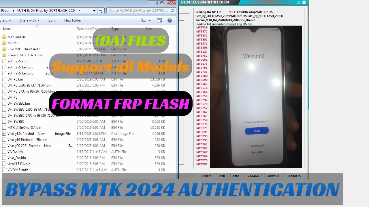 Mediatek Flash Format All Chipset 2024 V3 | MTK auth bypass tool | disable DA file (or auth ...
