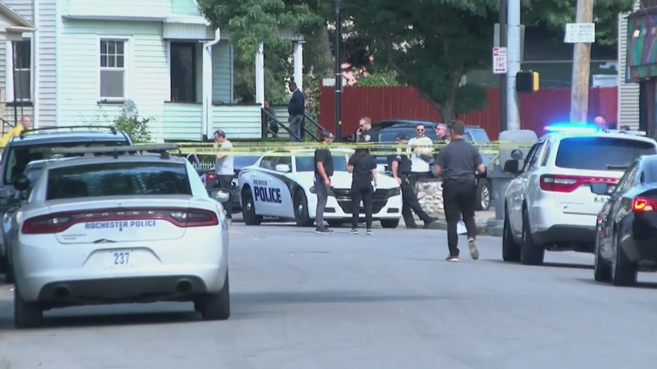 Rochester police patrol car shot multiple times during traffic stop ...