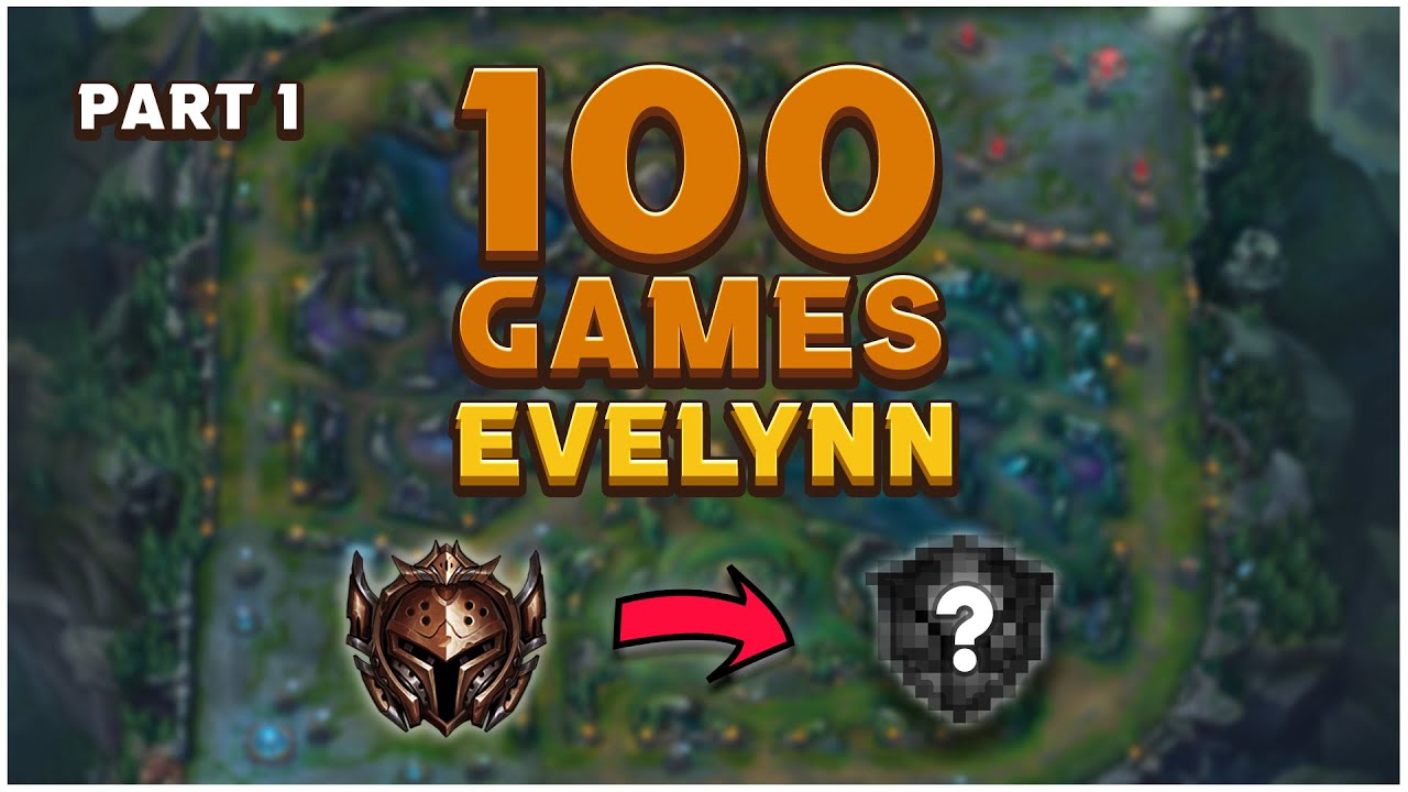 I Played 100 Games Of EVELYNN In RANKED... Here Is What Happenned ...