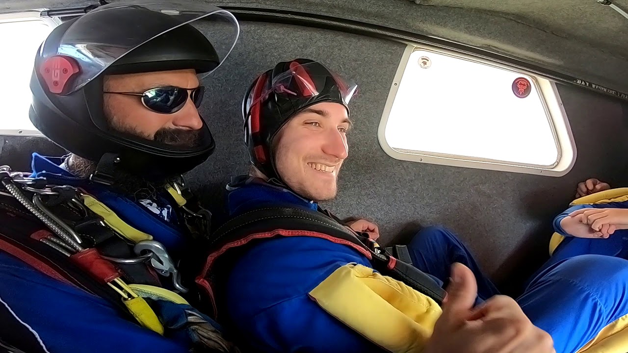 Christopher Arman-Addey Tandem Skydive at Headcorn Aerodrome - YouTube