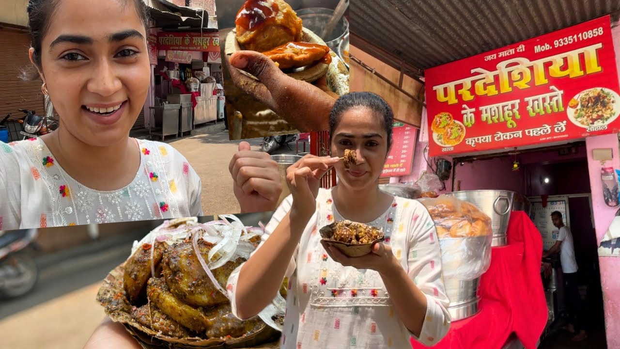 Lucknow Famous Khaste | Street Food | Lucknow Food | Rajajipuram ...