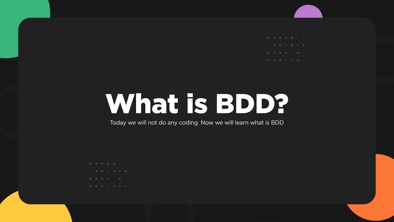 What is BDD? - YouTube