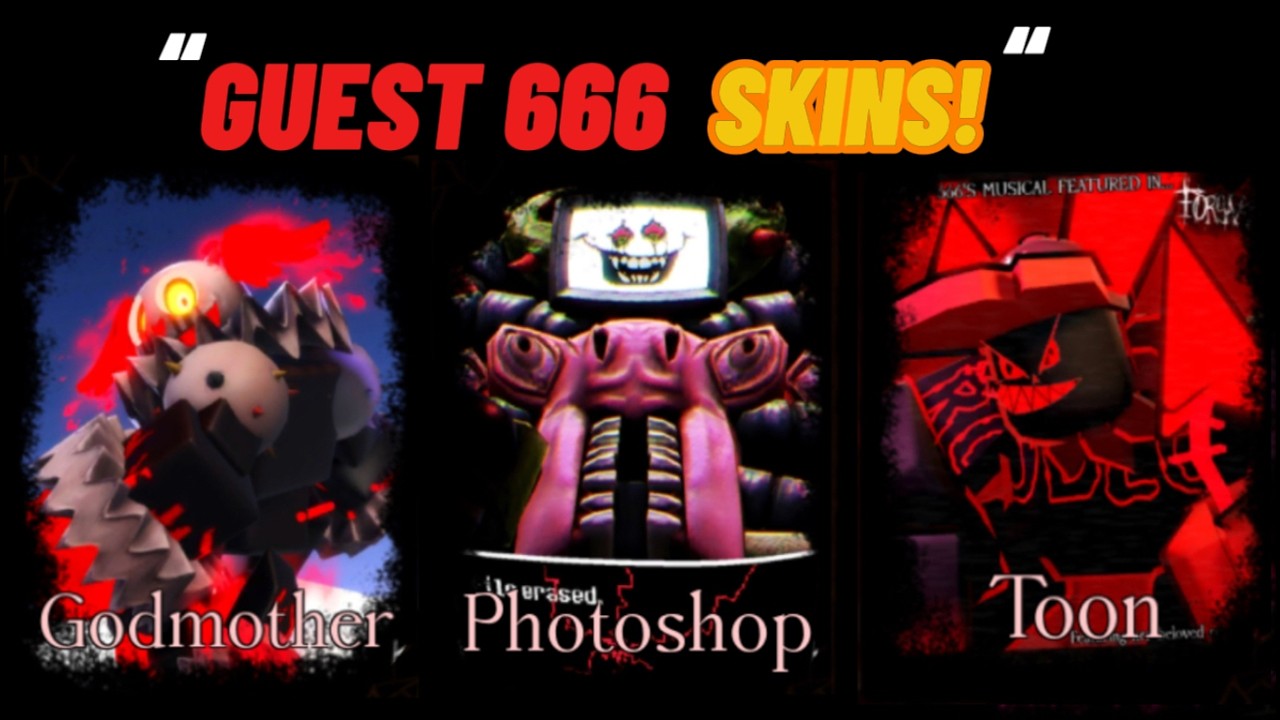 Server wiping with the *BEST* Guest 666 Skins in Forsaken! (Forsaken ...