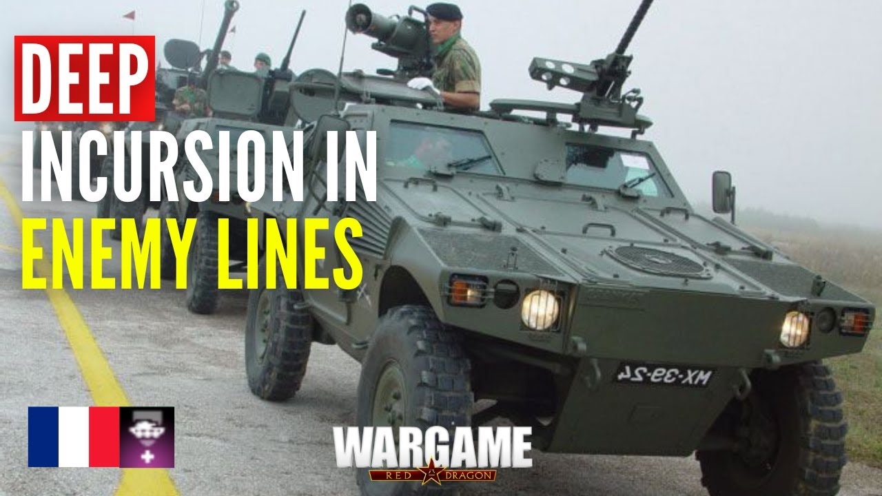 DEEP INCURSION IN ENEMY LINES - 1vs1 RANKED - Wargame Red Dragon - YouTube