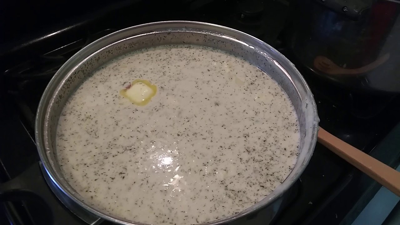 Clam chowder pt2 - YouTube