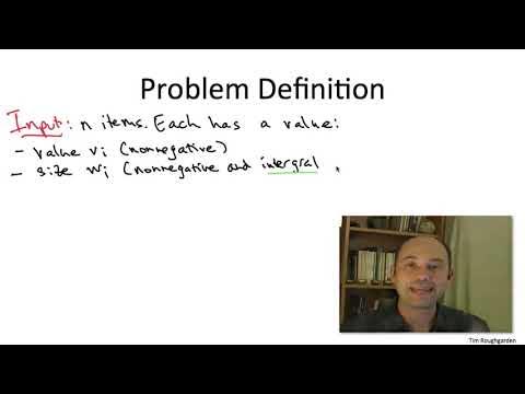 Algorithms - The Knapsack Problem - YouTube