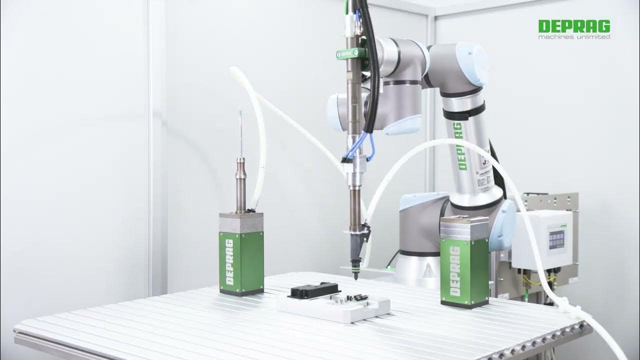 DEPRAG Tool Changer Blowfeed: The flexible assembly solution for complex components - YouTube